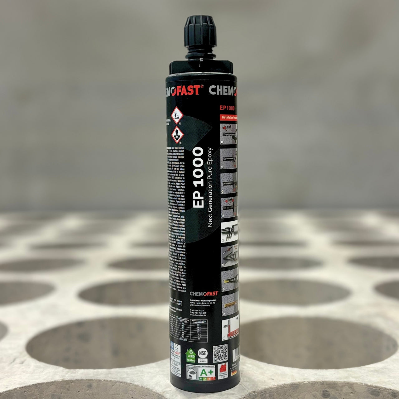 Injection mortar for highest loads in concrete + rebar – CHEMOFAST ...