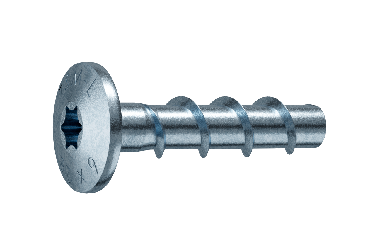 Concrete screws with large lens head – CHEMOFAST® Anchoring GmbH